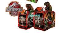 China Arcade video shooting Jurassic park coin operated machine arcade game machine for sale