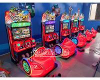 China FEC Indoor amusement park simulator kids mini happy racing arcade video car game machine racing cars games for sale