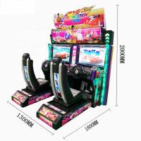 China Coin operated Simulator 32'' screen Twins Outrun arcade racing car game machine for sale