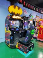 China Amusement Park Coin Operated Bat man Video Car Racing Game Machine for sale