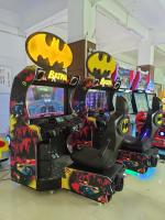 China Amusement Park Coin Operated Bat man Video Car Racing Game Machine for sale