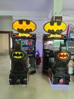 China Amusement Park Coin Operated Bat man Video Car Racing Game Machine for sale
