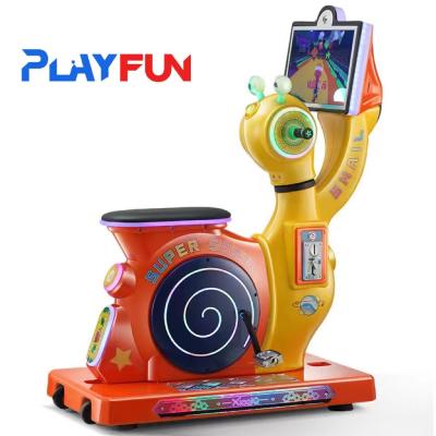 China Playfun Coin Operated Kiddie Rides Swing car Machine for Amusement for sale