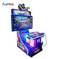China Playfun Weapon Laser Gun Shooting Arcade Simulator Videos Game Machine For Theme Parks for sale