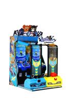 China Car racing arcade game cat and mouse game for kids car games for sale