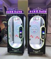 China Playfun coin operated pink date cut 2 win  automatic cut the rope  prize big stuffed  toys  scissors game machine for sale