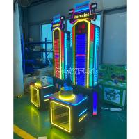 China Coin Operated Indoor Sports Hercules Hammer Master Strongman Arcade Game Machine for sale