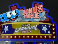 China Playfun Redemption Tickets Game Machine Ticket Carnival Triple arcade hall game for sale