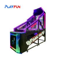 China Coin Operated Indoor Electronic Street Basketball Simulator Shooting Arcade Game Machine for sale