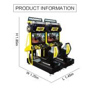 China Hummer Car Driving Simulator Caring Car Game Machine In Coin Operated for sale