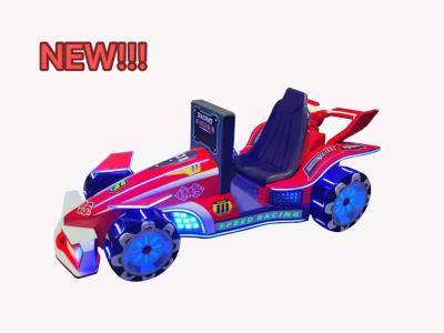 China Kiddie ride indoor amusement 3D speed car racing wcoin operated arcade game machine for sale