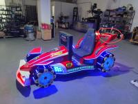 China Kiddie ride indoor amusement 3D speed car racing wcoin operated arcade game machine for sale