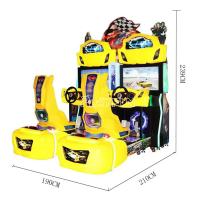 China High Quality Two Player Amusement Park Product 32 Lcd Stimulate Arcade Racing Car Drive Simulator Driving Machine for Sale for sale