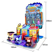 China New Design Nitro Speed Coin-Operated Indoor Game Amusement Racing Game Machine Video Game Equipment with 4 Seat for sale