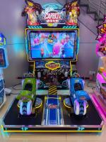 China Playfun High Definition Large Scale Video Game Coin Operated Moto Racing Game Machine Simulator Equipment for Shopping Mall for sale
