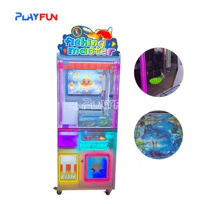 China Commercial Kid-Friendly Real Fish Catch Fishing Amusement Coin Operated Arcade Game Crane Machine for Shopping Mall for sale