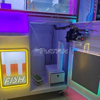 China Commercial Kid-Friendly Real Fish Catch Fishing Amusement Coin Operated Arcade Game Crane Machine for Shopping Mall for sale