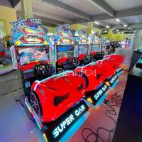 China Playfun Super Car  Indoor Coin Operated Kids Car Race Game Racing Sport Arcade Car Video Game Machine for Selling for sale