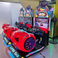 China Playfun Super Car  Indoor Coin Operated Kids Car Race Game Racing Sport Arcade Car Video Game Machine for Selling for sale