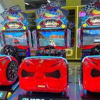 China Playfun Super Car  Indoor Coin Operated Kids Car Race Game Racing Sport Arcade Car Video Game Machine for Selling for sale