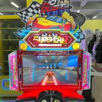 China Playfun Super Car  Indoor Coin Operated Kids Car Race Game Racing Sport Arcade Car Video Game Machine for Selling for sale