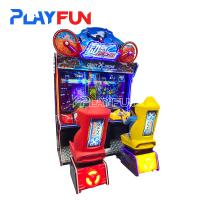 China Playfun 2 Players Video Arcade Racing Games Crazy Drone 55 Inch Screen Simulator Cars Driving Game Machine for sale