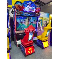China Playfun 2 Players Video Arcade Racing Games Crazy Drone 55 Inch Screen Simulator Cars Driving Game Machine for sale