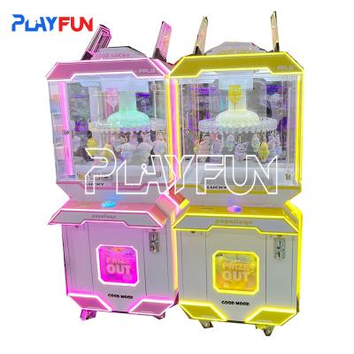 China Playfun Games Lucky Prize Machine  40  Clips POPO  Clamp Prize Tech  Space Bunny Rabbit Clip Gift Game Machine for sale