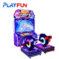 China PlayFun Hot Sales Motion 2 Player Small Kids Racing Motor Video Game Coin Operated Commerce Race Car Arcade Game for sale