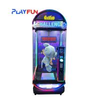 China Playfun Scissor Cut Prize Machine 10S Time Challenge Machine Coin Operated Big Doll Vending Machine for sale