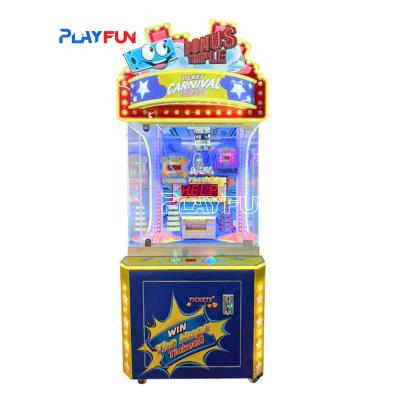 China New best  income   ticket carnival triple Bonus triple grab ticket roll ticket claw skill redemption  machine for sale