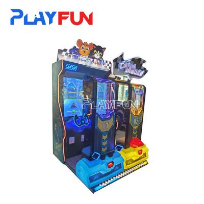 China PlayFun Coin Operated Cat and Mouse Indoor Driving Game Kids Drive Car Racing Speed Drift Arcade Family Redemption Game Machine for sale