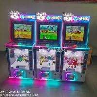 China Children's Entertainment Coin Operated Clamp Clip Gift Vending Game Machine Win Prize Game Machine for sale