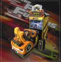 China Poland Popular Luxury Cruising Blast Red Simulator Racing Car Driving Coin Operated Cruis'n Blast Arcade Drive Game Machine for sale
