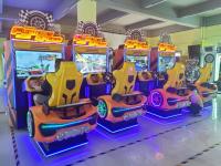 China Poland Popular Luxury Cruising Blast Red Simulator Racing Car Driving Coin Operated Cruis'n Blast Arcade Drive Game Machine for sale