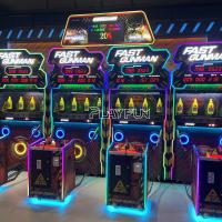 China Hot Sale Playfun Fast Gunman Shooting Arcade Game Indoor Amusement Coin Operated Shoot Gun Shooting Games Machine for Kids for sale