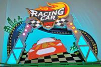 China PlayFun Coin Operated Ticket Redemption Amusement Park Simulator Machine Racing Car Video Arcade Games Machine for Kids for sale