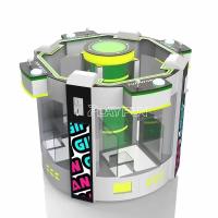 China New Design Coin Operated 4 Players Standing Doll Claw Machines Children Toy Soft Toys Key Ring Crane Claw Machine for sale
