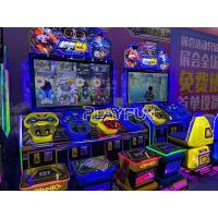 China Playfun Wholesale Arcade Kids Coin Operated Machine Car Racing Kids Redemption Ticket Game 4p Speed Racing Car Game Machine for sale