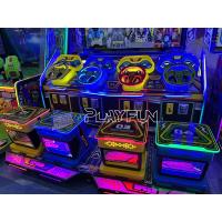 China Playfun Wholesale Arcade Kids Coin Operated Machine Car Racing Kids Redemption Ticket Game 4p Speed Racing Car Game Machine for sale
