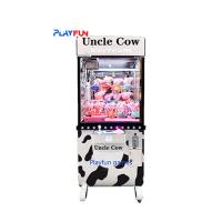 China Wholesale Coin Operated Uncle Cow Arcade Doll Machine Claw Crane Prize Gift Game Machine for Kids and Adults for sale