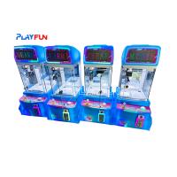 China Playfun Tank Mini Claw Machine Coin Operated Arcade Game Kids Toy Gift Vending With LCD Screen Doll Crane Gift Machine for sale