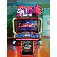 China Big Screen Indoor Coin Operated Zombie Crisis Gun Shooting Game Machine Simulator Arcade Shooting Game Machine for sale