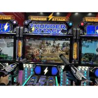 China Playfun Hot Sale Indoor Kids Arcade Coin Operated Game Machines 2 Players Thunder Attack Shooting Video Game Machine for sale