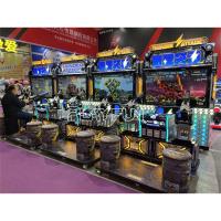 China Playfun Hot Sale Indoor Kids Arcade Coin Operated Game Machines 2 Players Thunder Attack Shooting Video Game Machine for sale