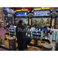 China Playfun Hot Sale Indoor Kids Arcade Coin Operated Game Machines 2 Players Thunder Attack Shooting Video Game Machine for sale