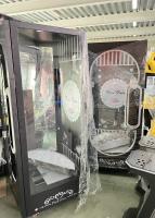 China Playfun pink Date Cut 2 Win  Scissors Game Machine Front Glass Door for sale