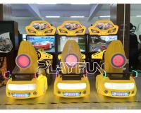 China Playfun Coin Operated Arcade Game 42 Inch LCD Outrun  Driving Simulator Arcade Games Luxury Outrun Racing Game Machine for sale