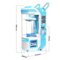 China New Coin Operated  Clip Prize Gift Game Machine High Quality Pop Storm Rabbit  40 Clips Clamps Game Gift Keychaine  Machines for sale