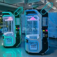 China New Coin Operated  Clip Prize Gift Game Machine High Quality Pop Storm Rabbit  40 Clips Clamps Game Gift Keychaine  Machines for sale